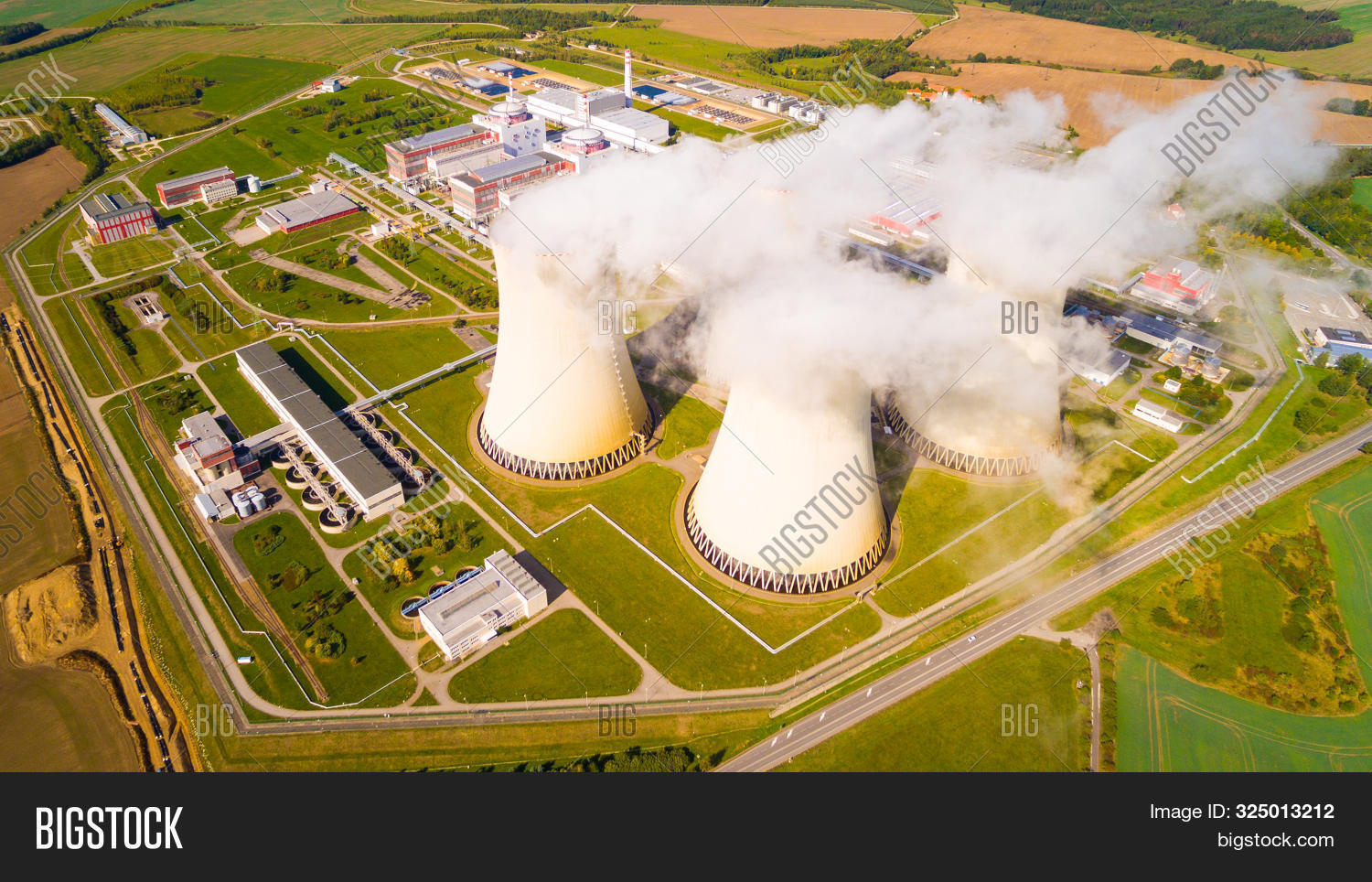 Aerial View Temelin Image & Photo (Free Trial) | Bigstock