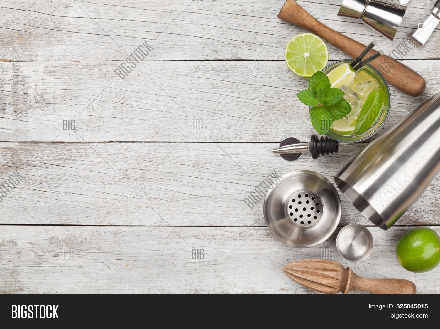 Cocktail Utensils. Set Image & Photo (Free Trial) | Bigstock
