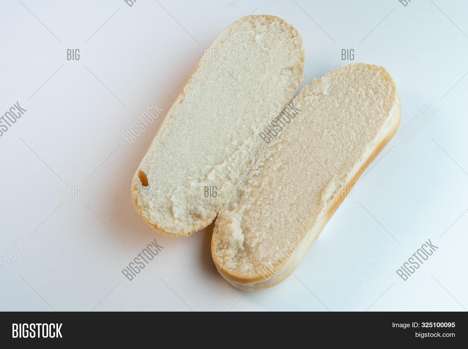 Hot Dog Bun Bread Cut Image & Photo (Free Trial) | Bigstock