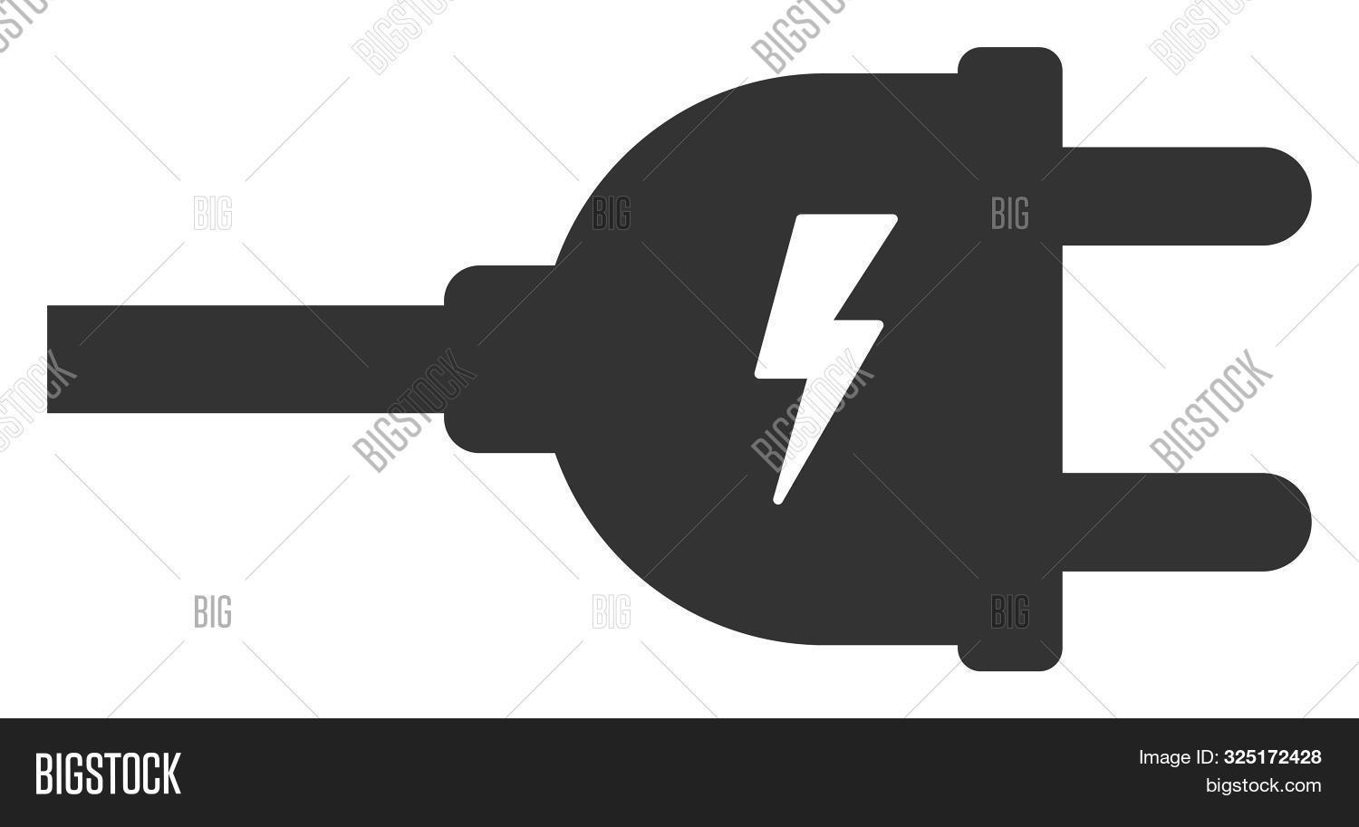 Raster Electric Plug Image & Photo (Free Trial) | Bigstock