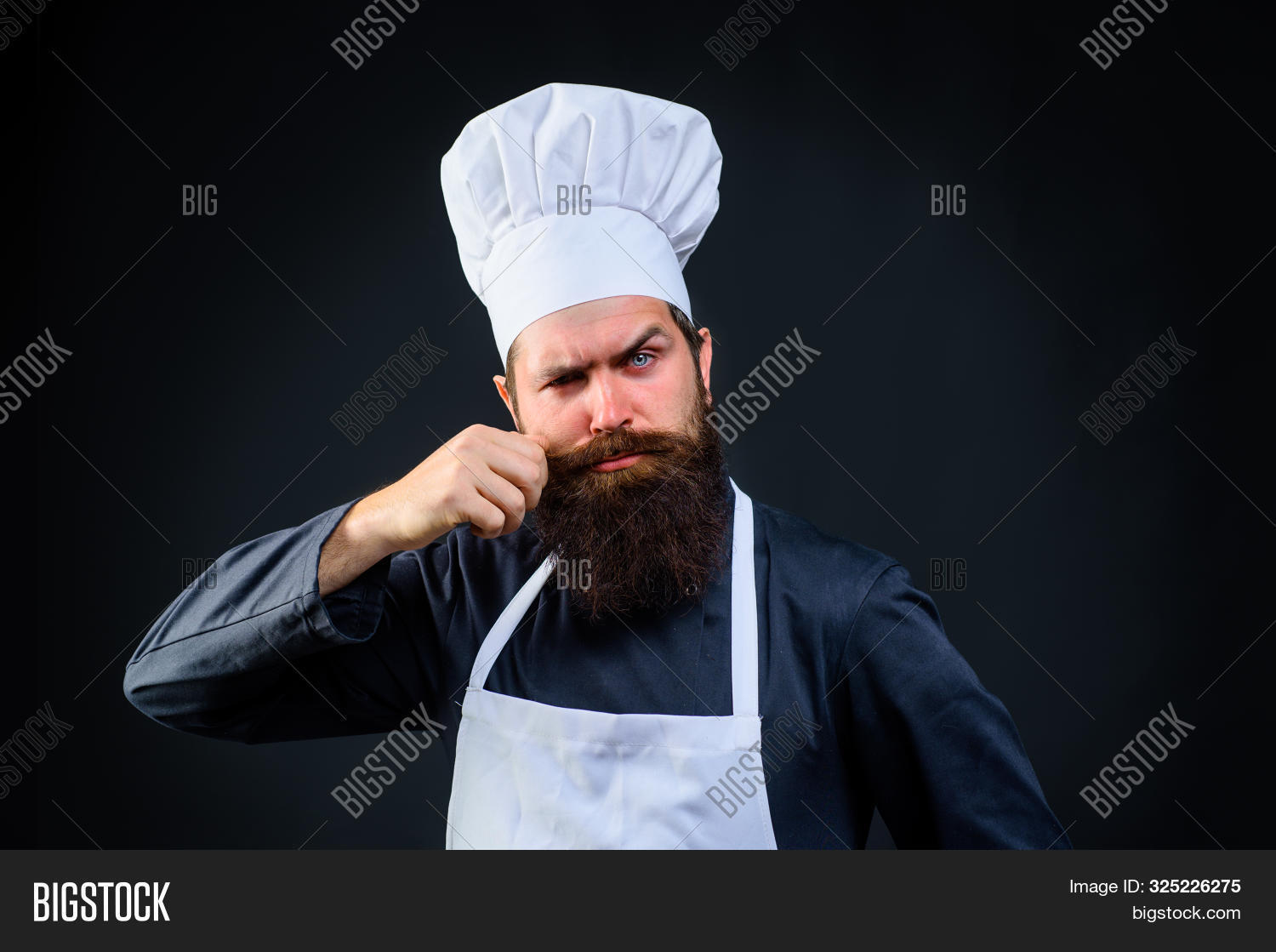 Bearded Man. Male Cook Image & Photo (Free Trial) | Bigstock