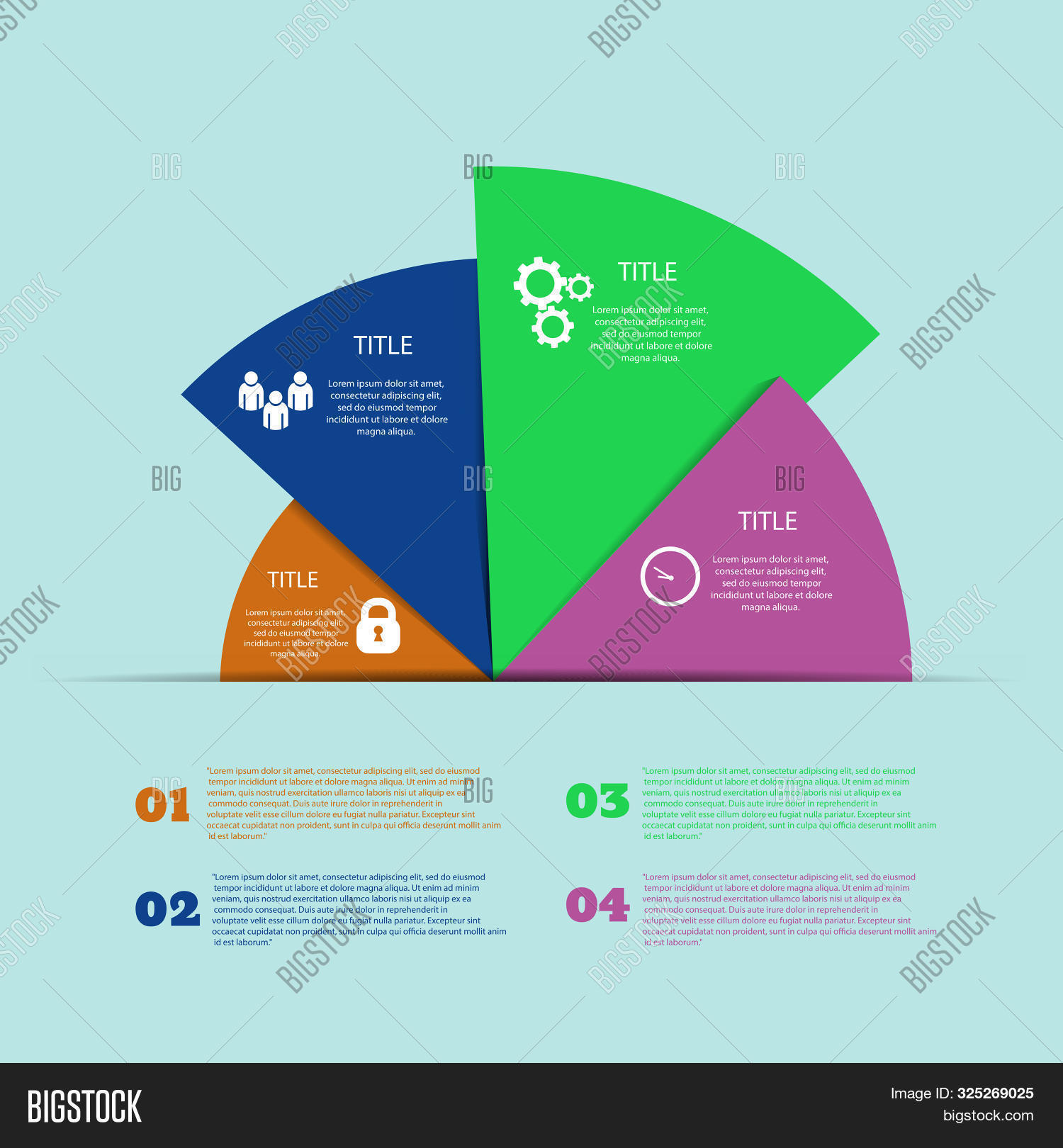 Infographic Pie Vector & Photo (Free Trial) | Bigstock
