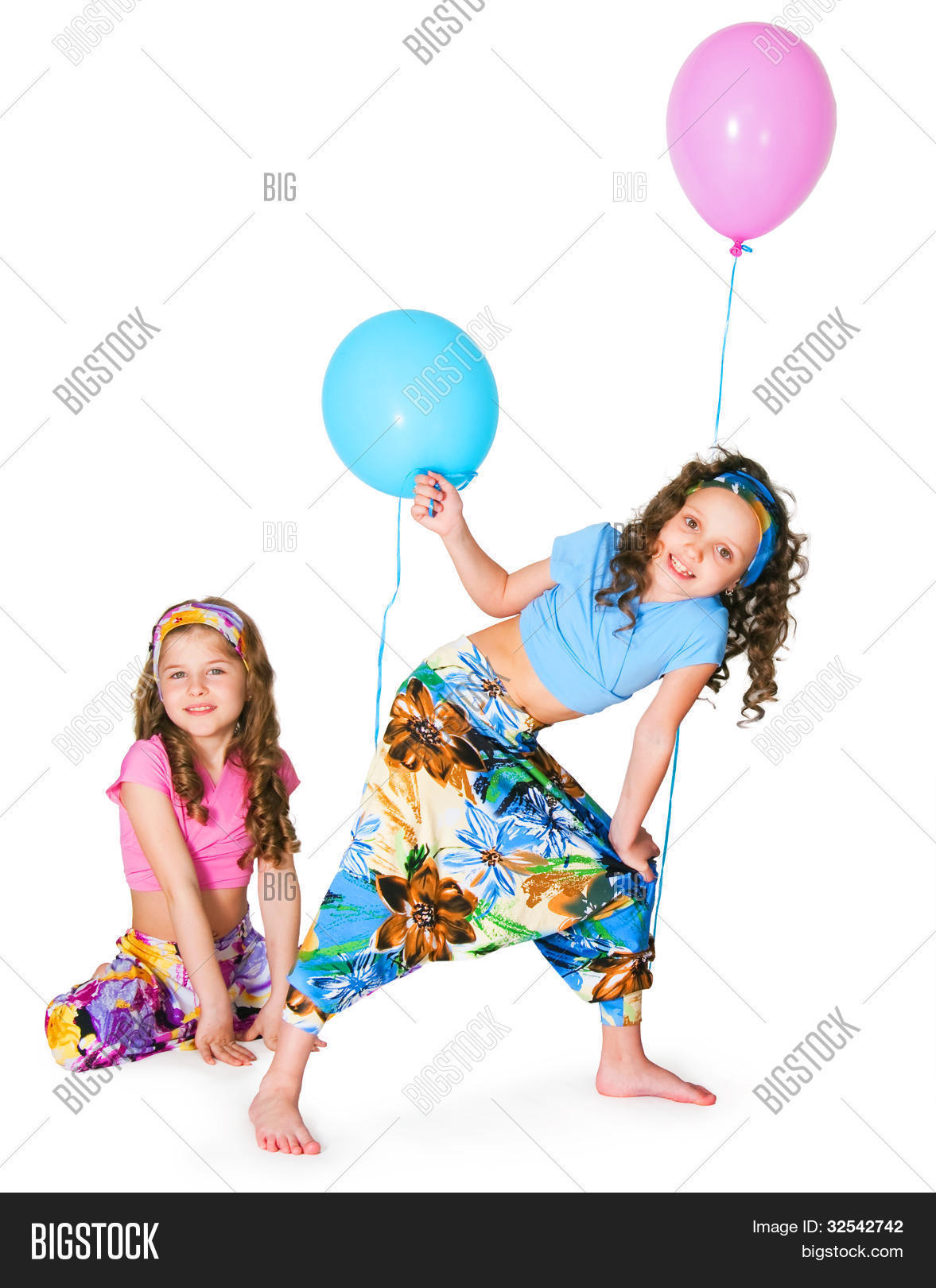 Girls Balloons Image & Photo (Free Trial) | Bigstock