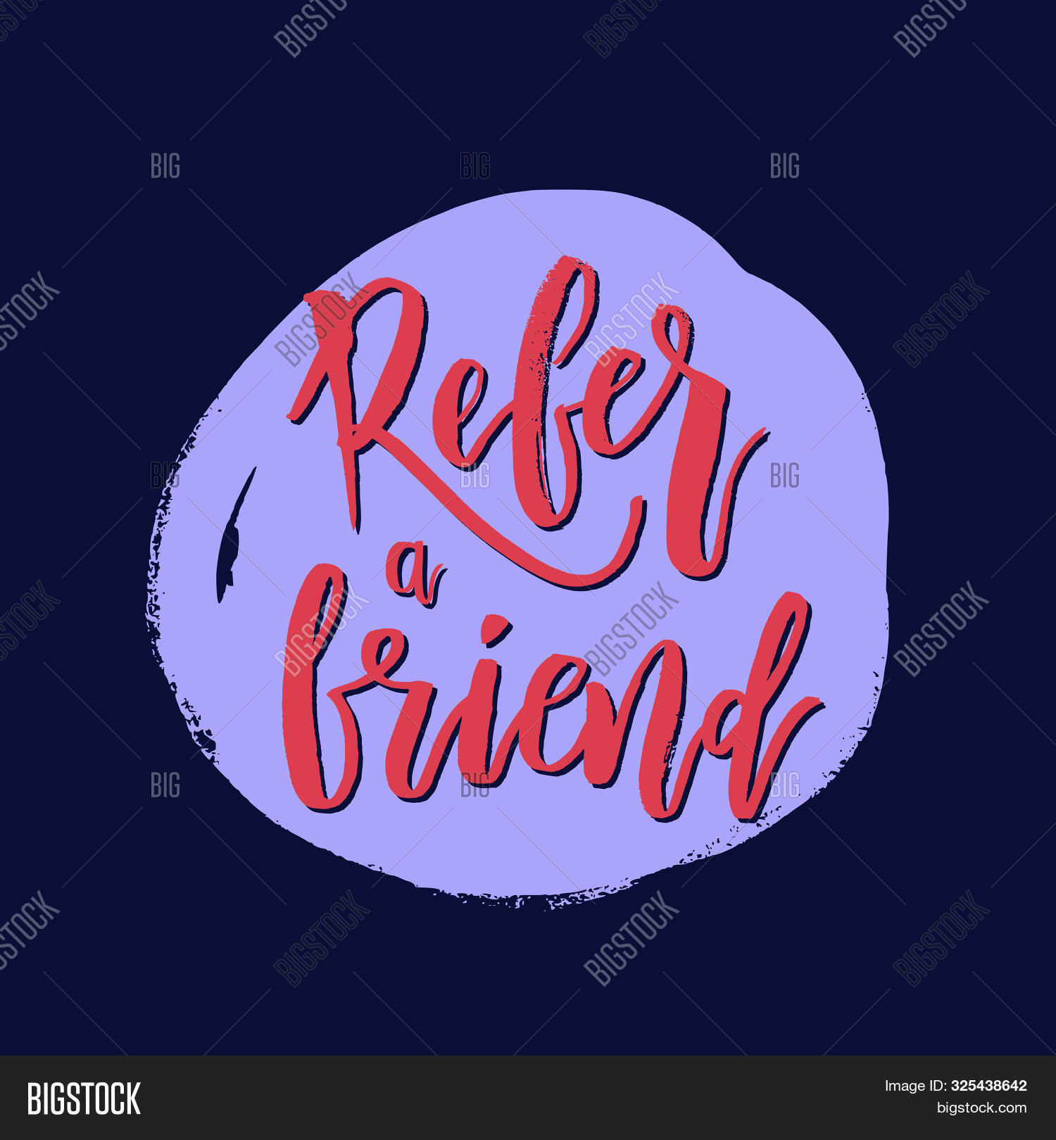 Refer Friend Vector Vector & Photo (Free Trial) | Bigstock