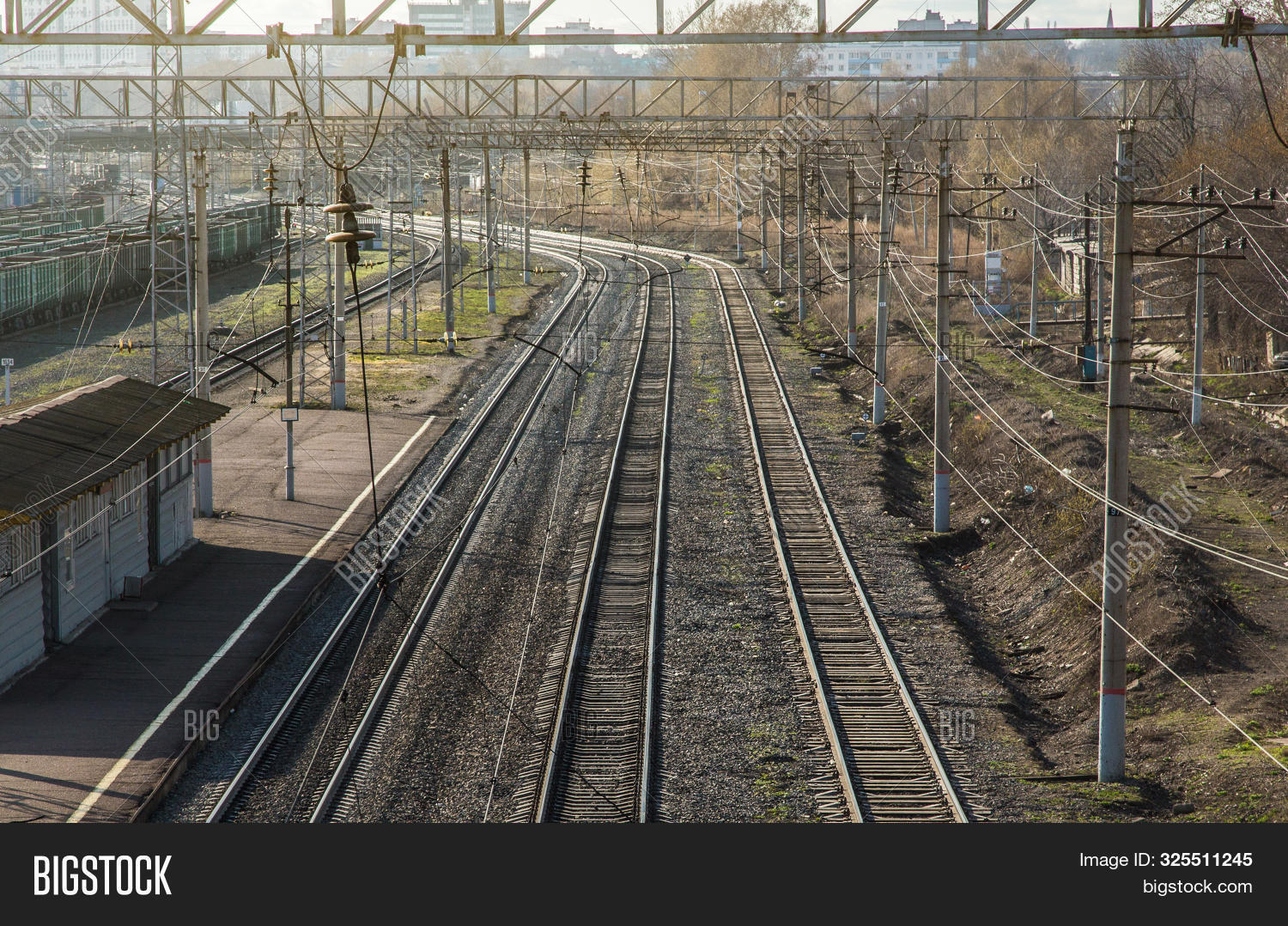 Railways. Two Track Image & Photo (Free Trial) | Bigstock