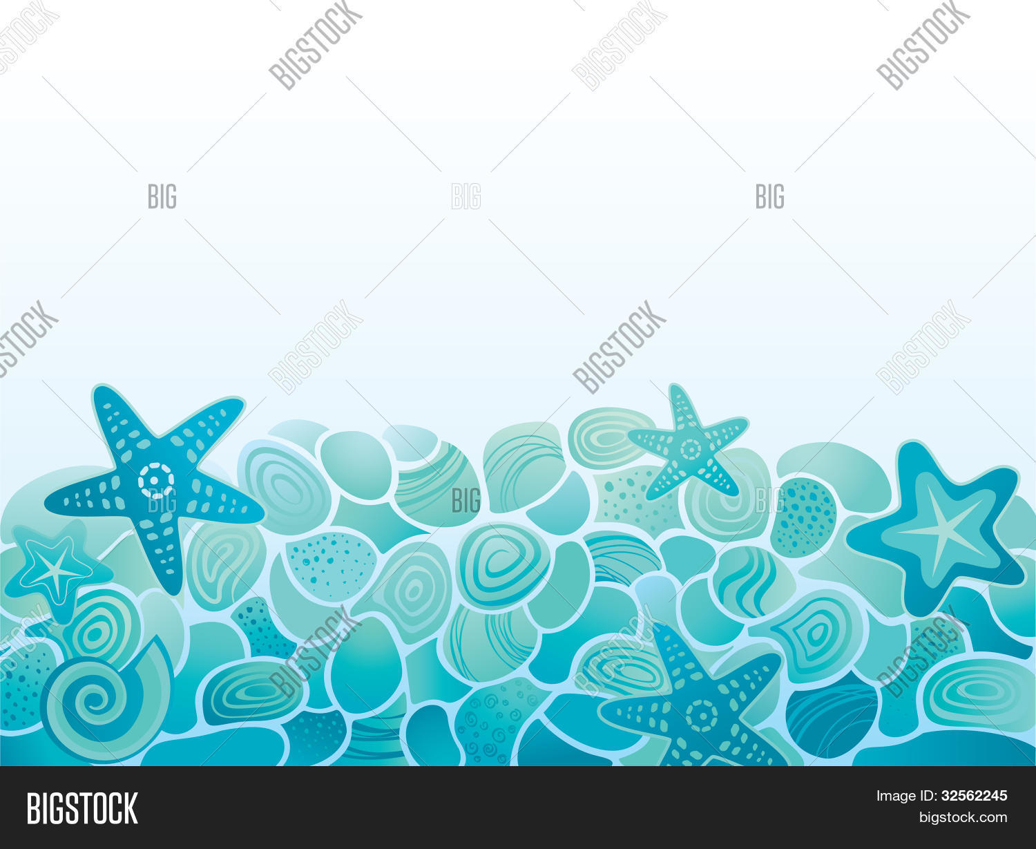 Sea Pattern Vector & Photo (Free Trial) | Bigstock