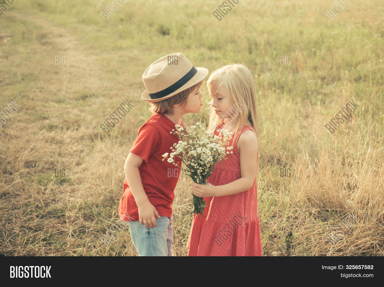 Cute Little Kids In Love