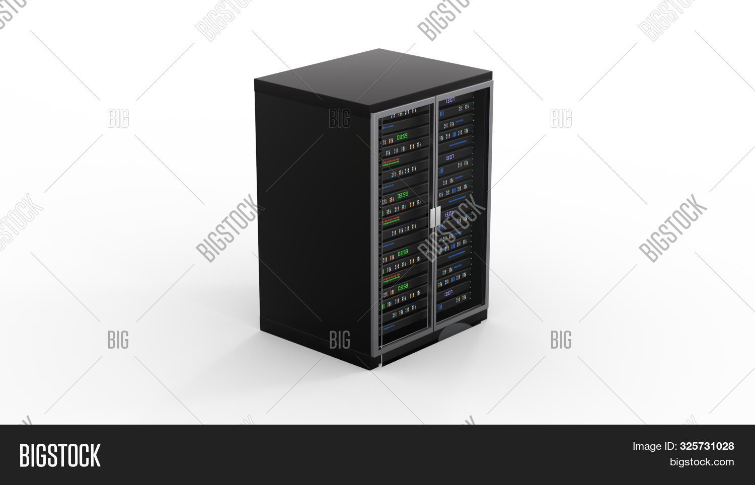 Modern Server Rack. Image & Photo (Free Trial) | Bigstock