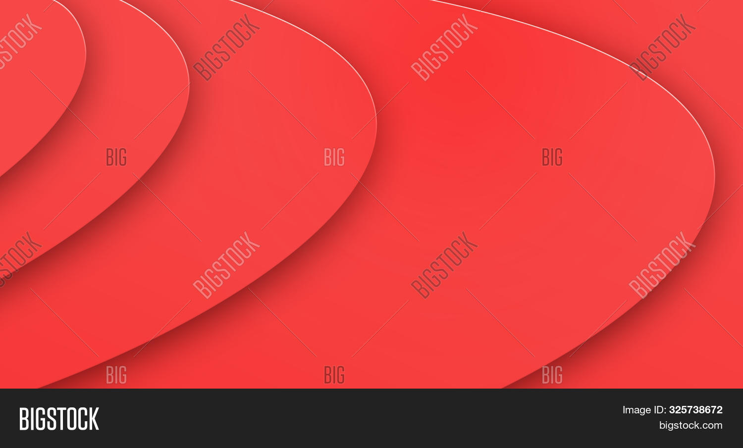 Fb Red Banner Mockup. Image & Photo (Free Trial) | Bigstock