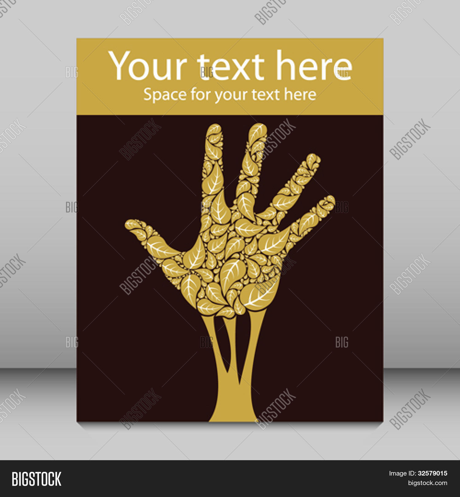 Hand Tree Made Leaf Vector & Photo (Free Trial) | Bigstock