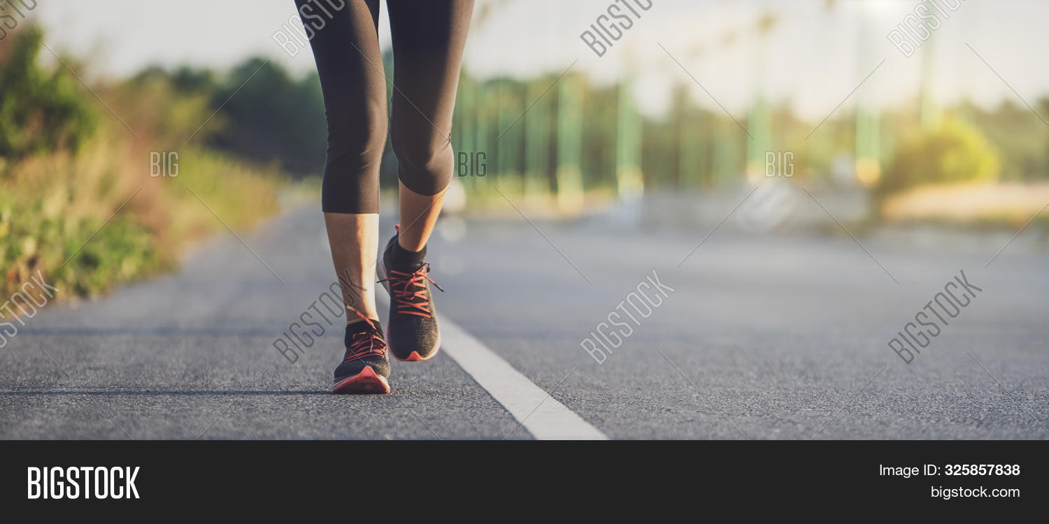 Runner Feet Running On Image & Photo (Free Trial) | Bigstock