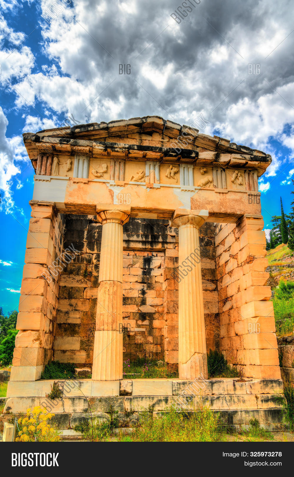 Treasury Athens Image & Photo (Free Trial) | Bigstock