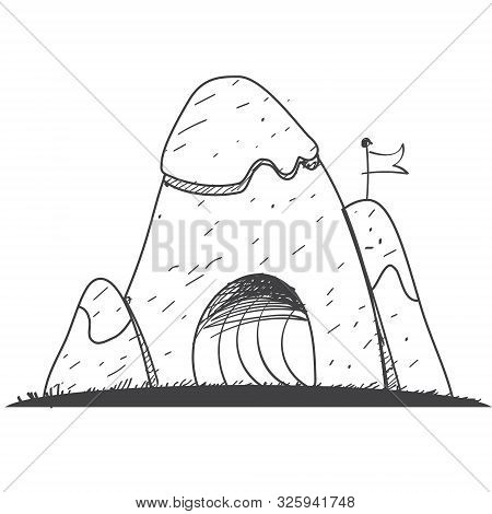 Mountain Caves Vector & Photo (Free Trial) | Bigstock