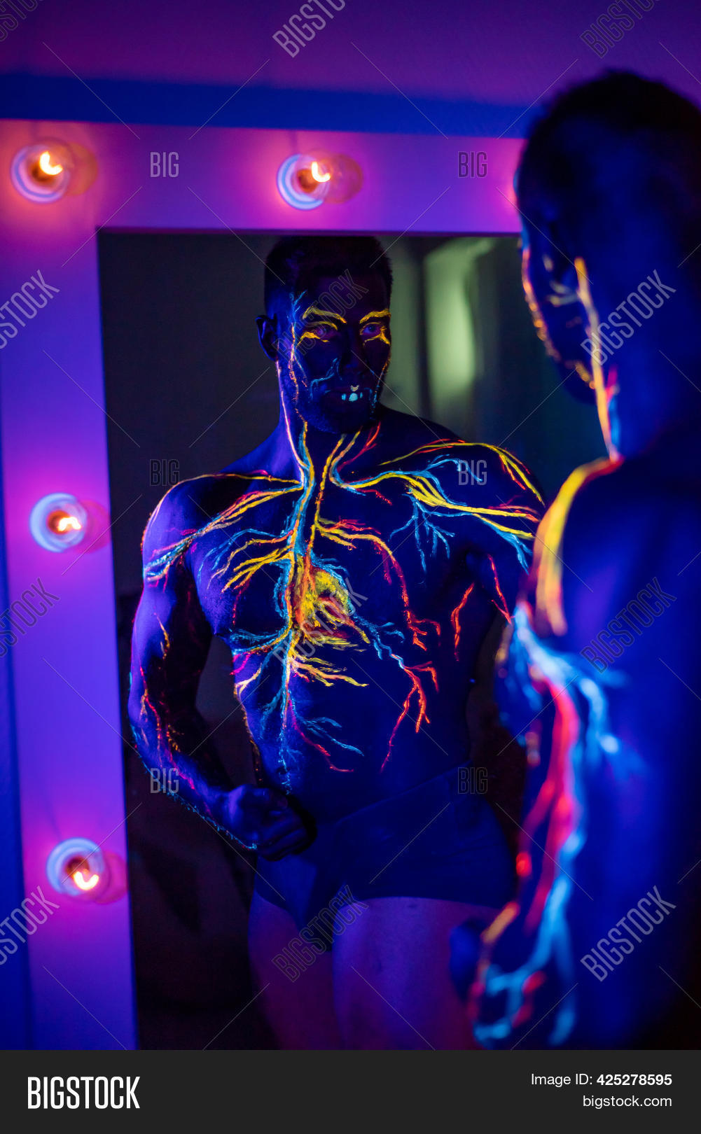 Uv Patterns Body Art Image & Photo (Free Trial) | Bigstock