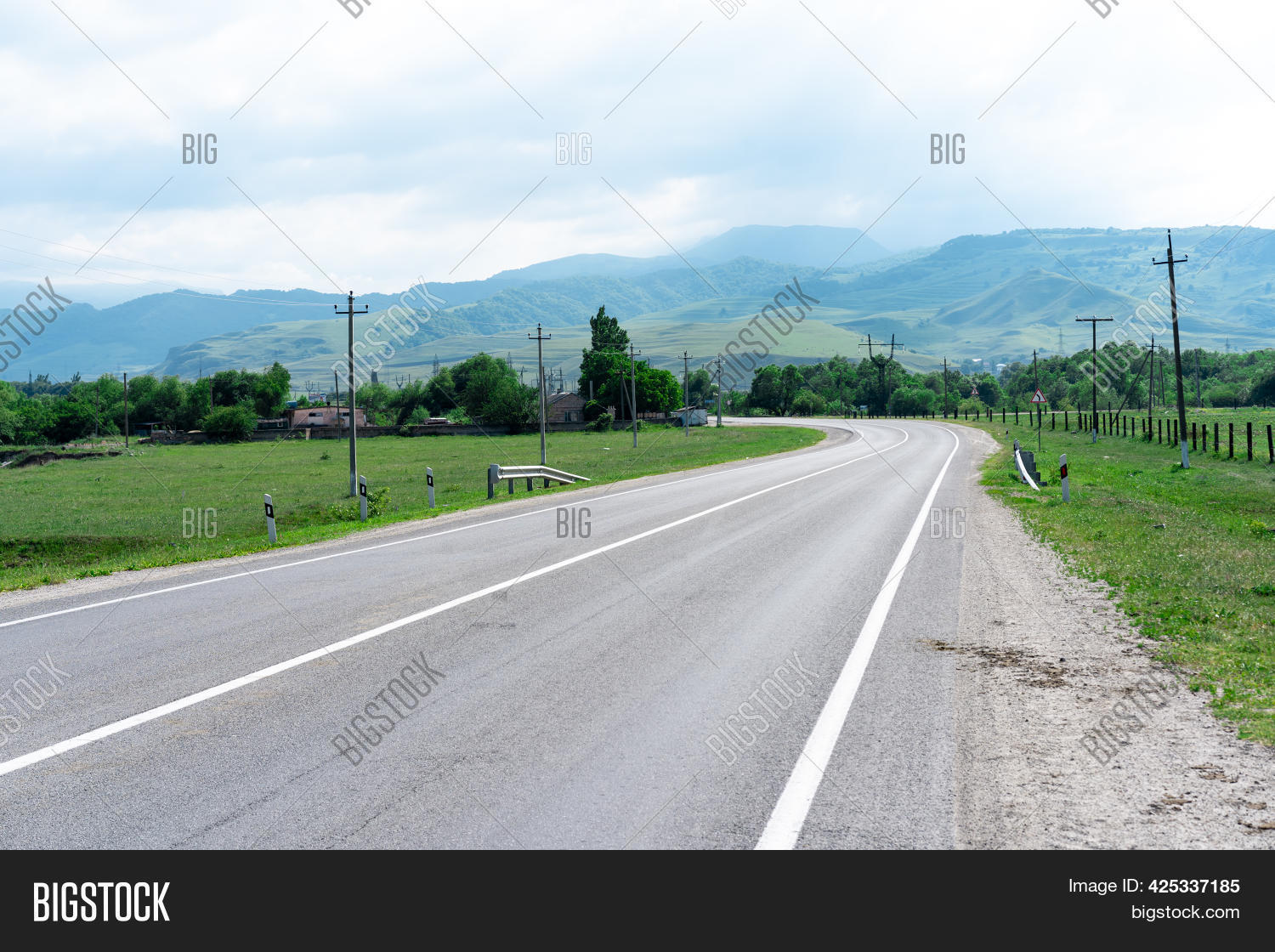 Turning Road Markings Image & Photo (Free Trial) | Bigstock