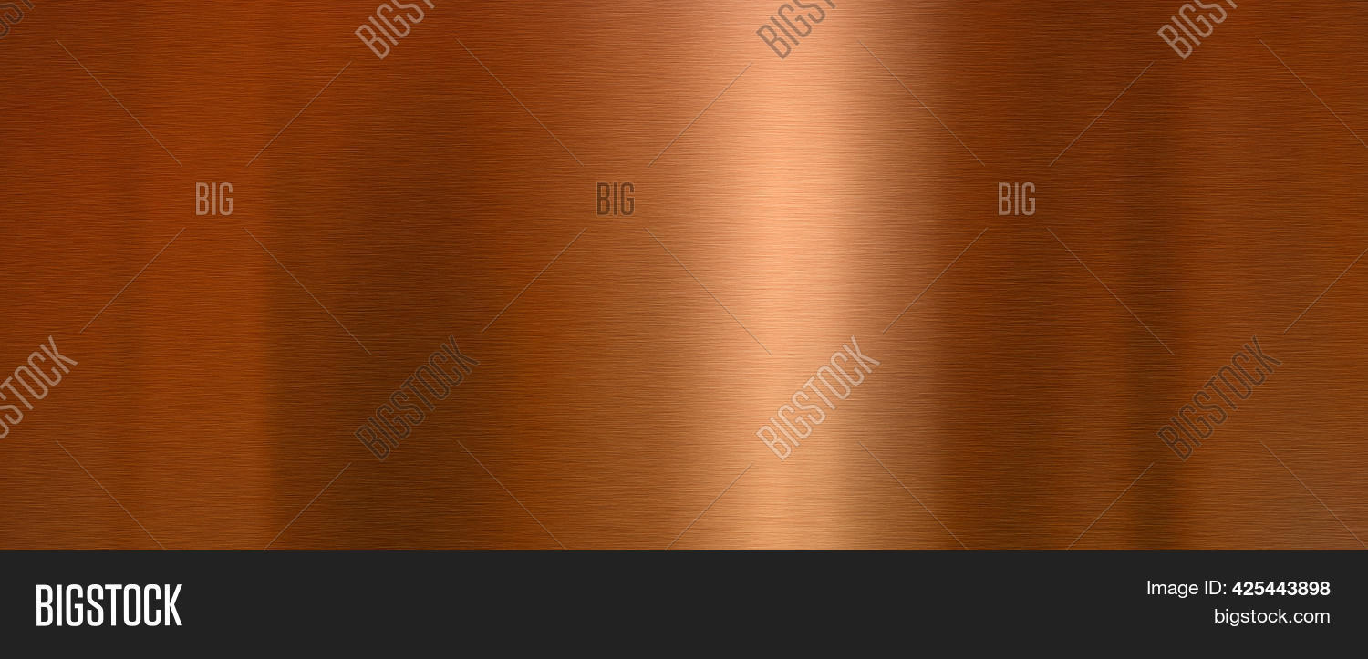 Brushed Copper Metal Texture