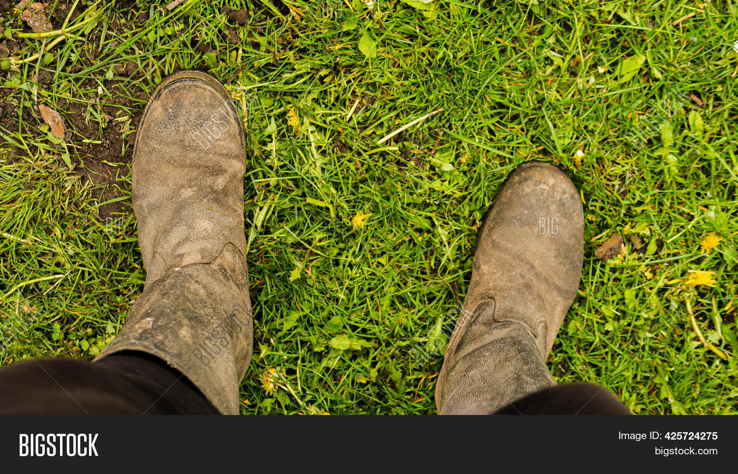 Legs Shod Old Boots. Image & Photo (Free Trial) | Bigstock