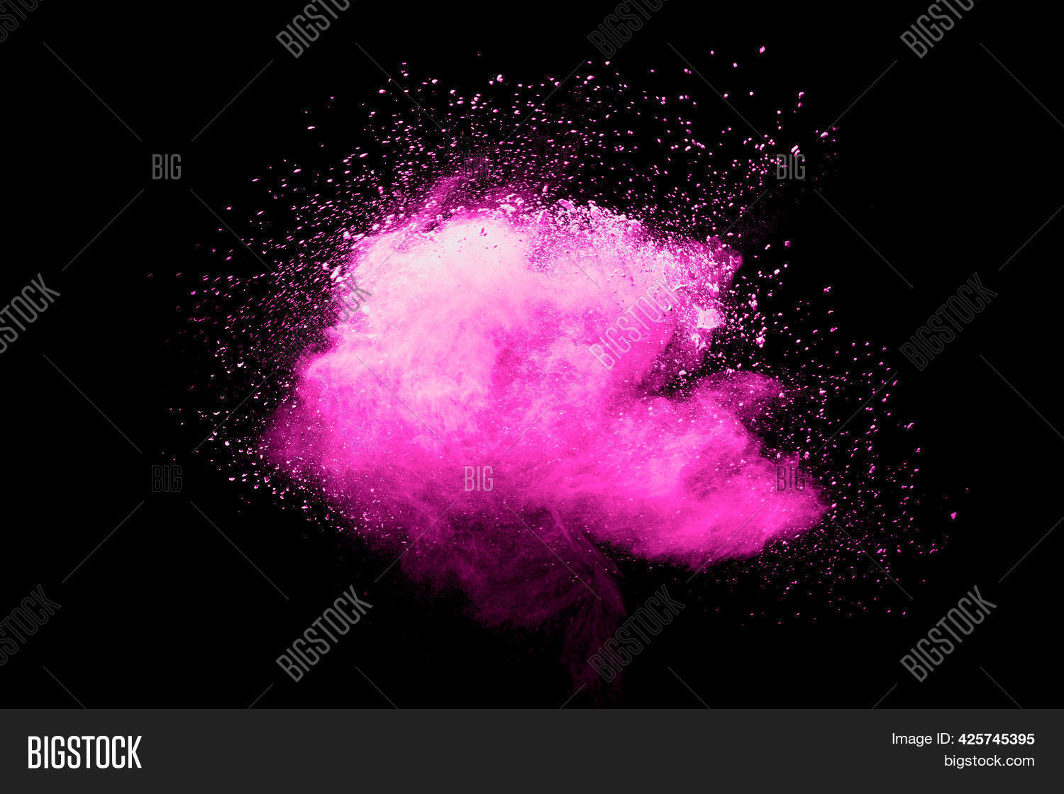 Pink Powder Explosion. Image & Photo (Free Trial) | Bigstock