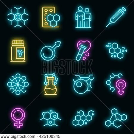 Hormones Icons Set. Vector & Photo (Free Trial) | Bigstock