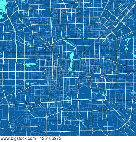 Detailed Map Beijing Vector & Photo (Free Trial) | Bigstock