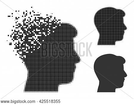 Damaged Pixelated Man Vector & Photo (Free Trial) | Bigstock