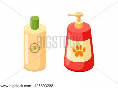 Pet Shampoo Cosmetics Vector & Photo (Free Trial) | Bigstock