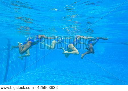 Girls Synchronized Image & Photo (Free Trial) | Bigstock
