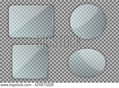 Set Realistic Glass Vector & Photo (Free Trial) | Bigstock