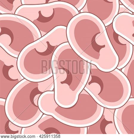 Human Ear Pattern Vector & Photo (Free Trial) | Bigstock