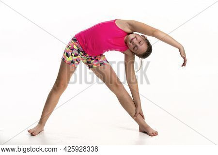 Tween Girl Doing Side Image & Photo (Free Trial) | Bigstock