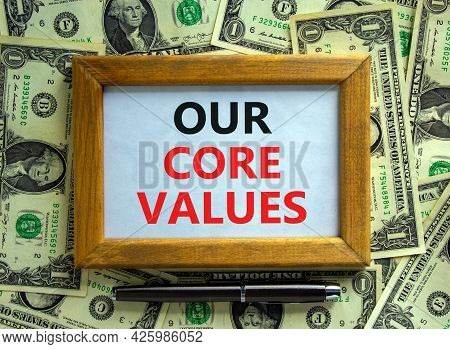 Our Core Values Symbol Image & Photo (Free Trial) | Bigstock