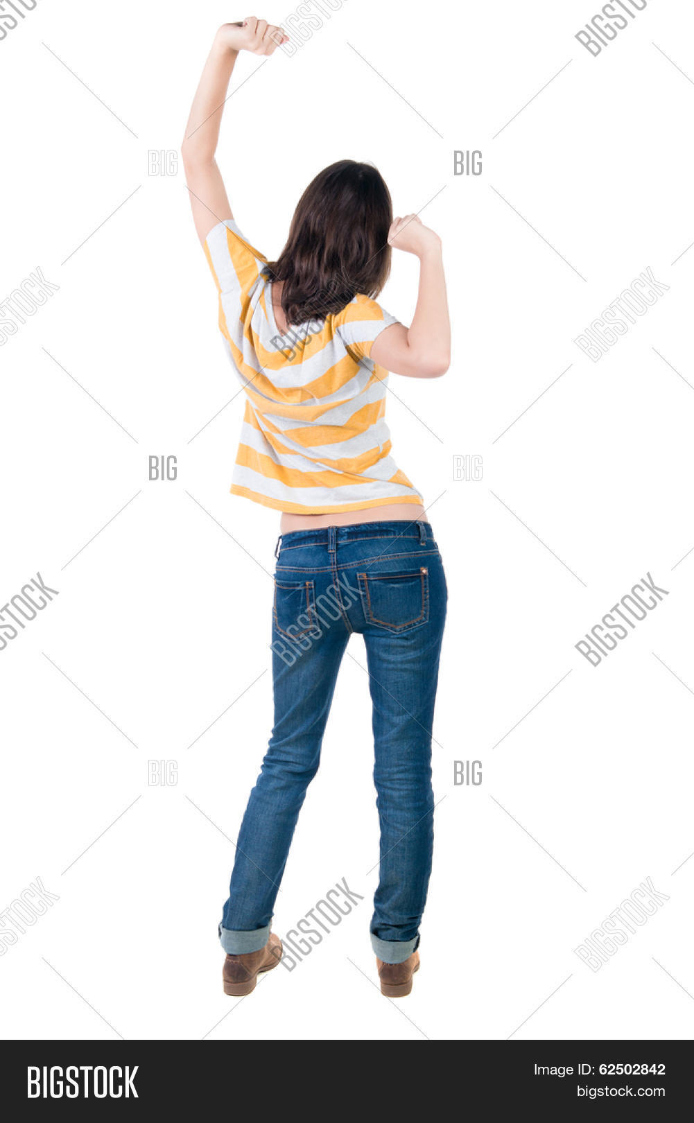Back View Woman Thumbs Image & Photo (Free Trial) | Bigstock