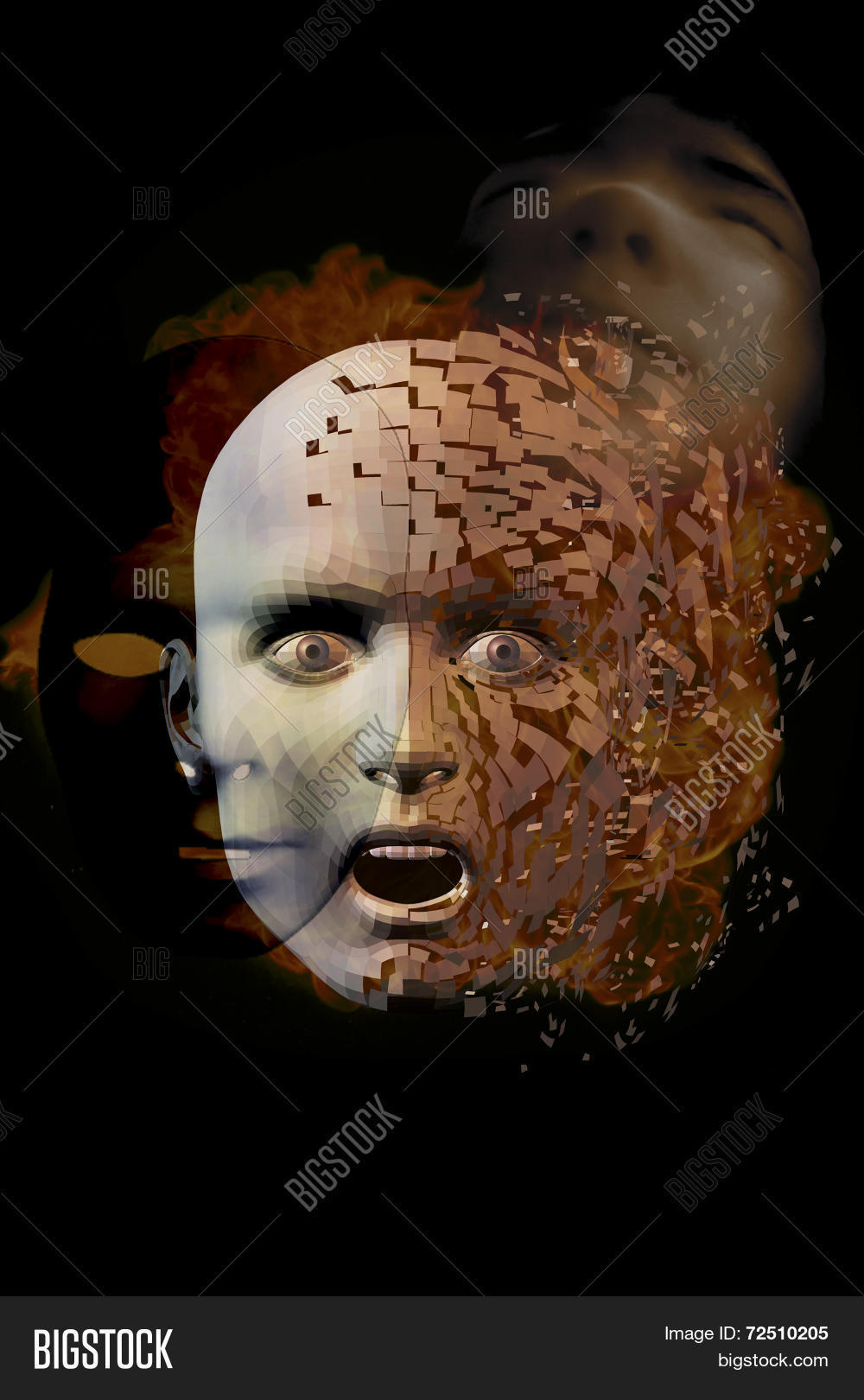 Surreal Face Image & Photo (Free Trial) | Bigstock