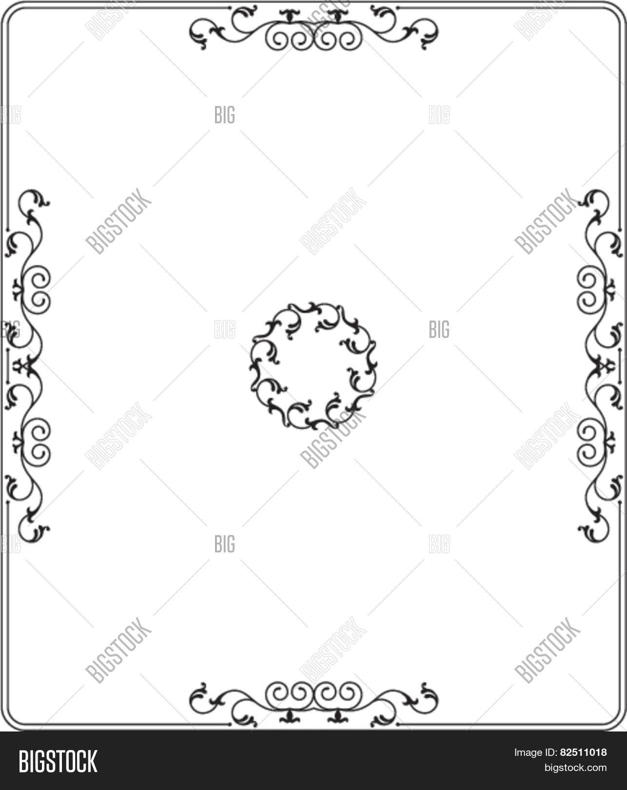 Frame Border Design Vector & Photo (Free Trial) | Bigstock