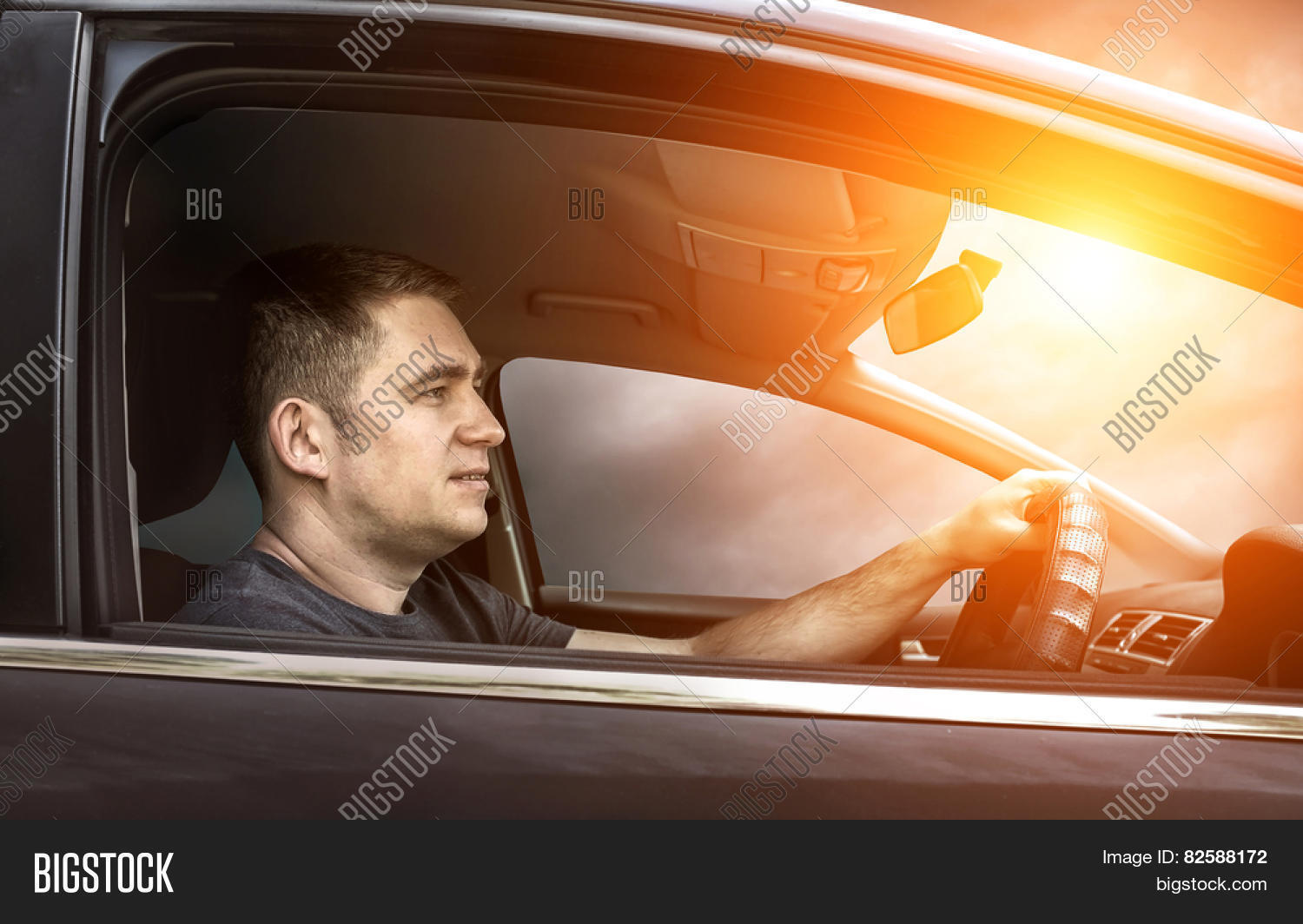 Man Sitting Driving Image & Photo (Free Trial) | Bigstock