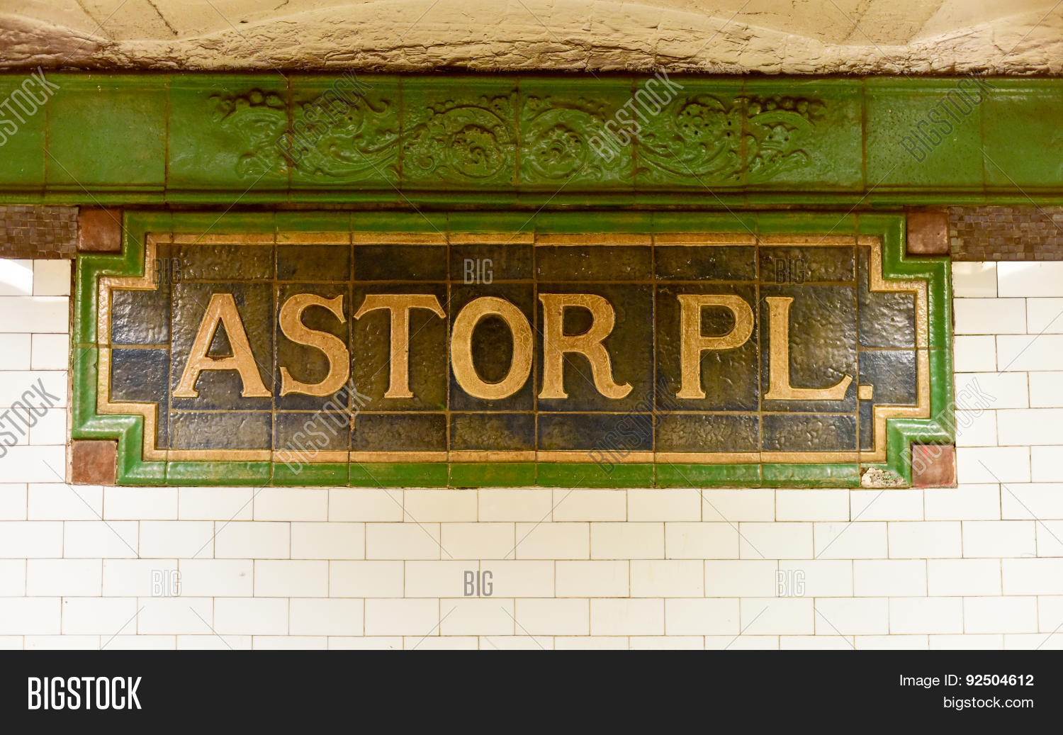 Astor Place Subway Image & Photo (Free Trial) | Bigstock
