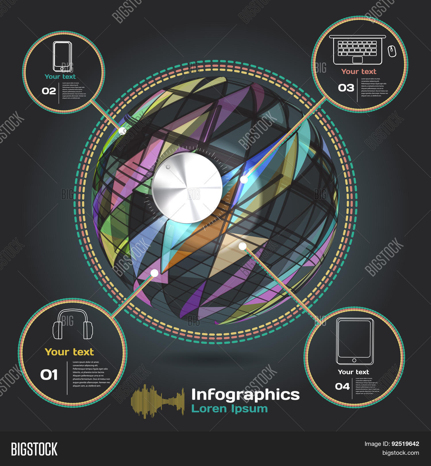 Infographics Sound Vector & Photo (Free Trial) | Bigstock