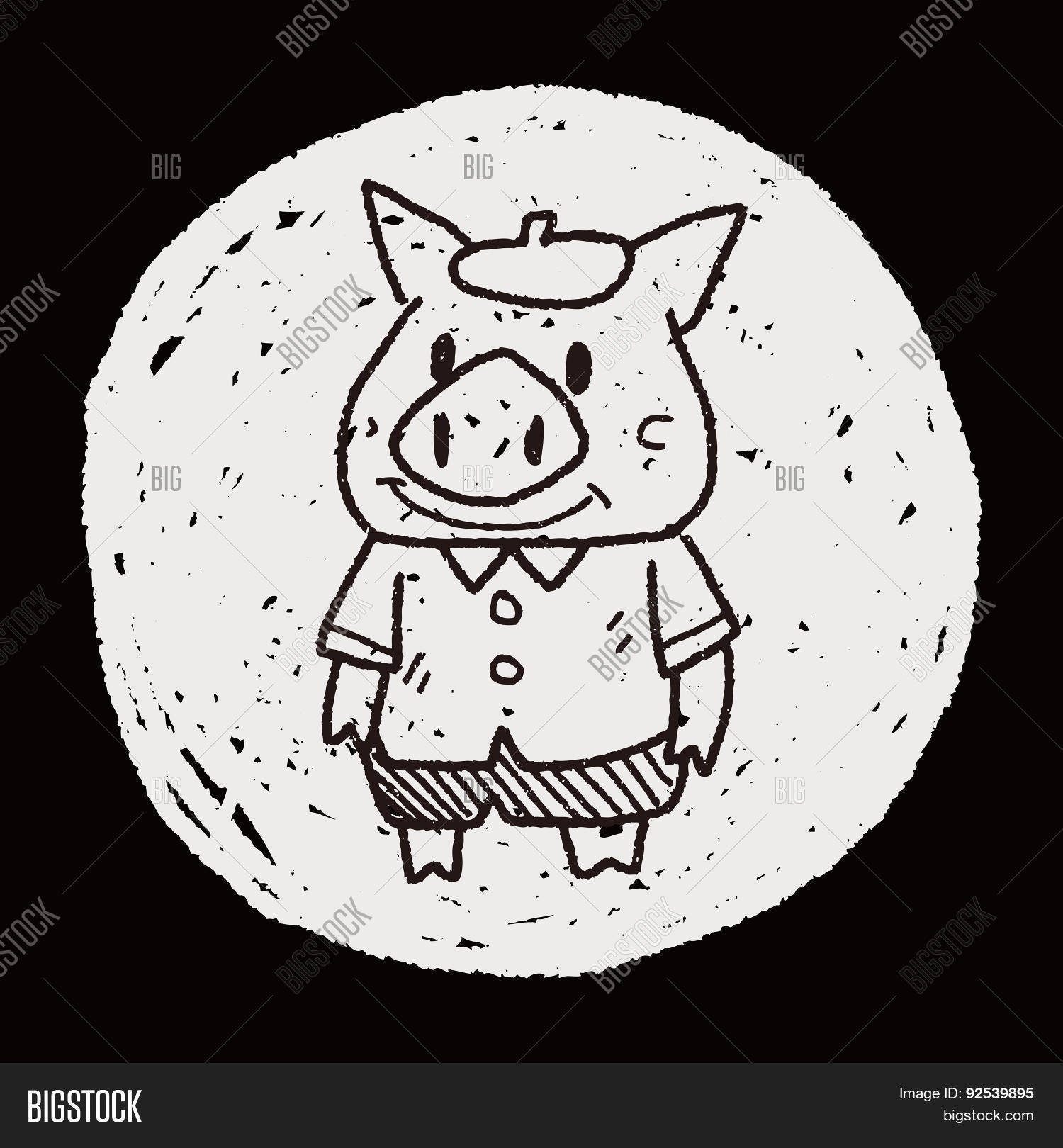Three Little Pigs Vector & Photo (Free Trial) | Bigstock