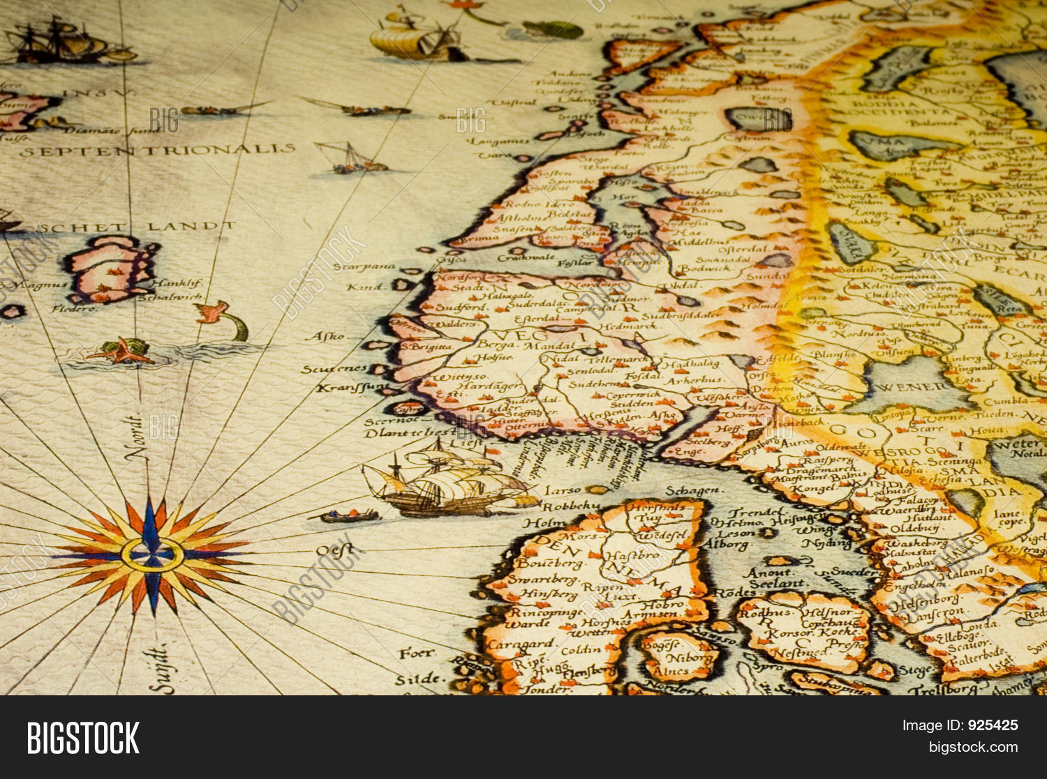 Old Style Antique Map Image & Photo (Free Trial) | Bigstock