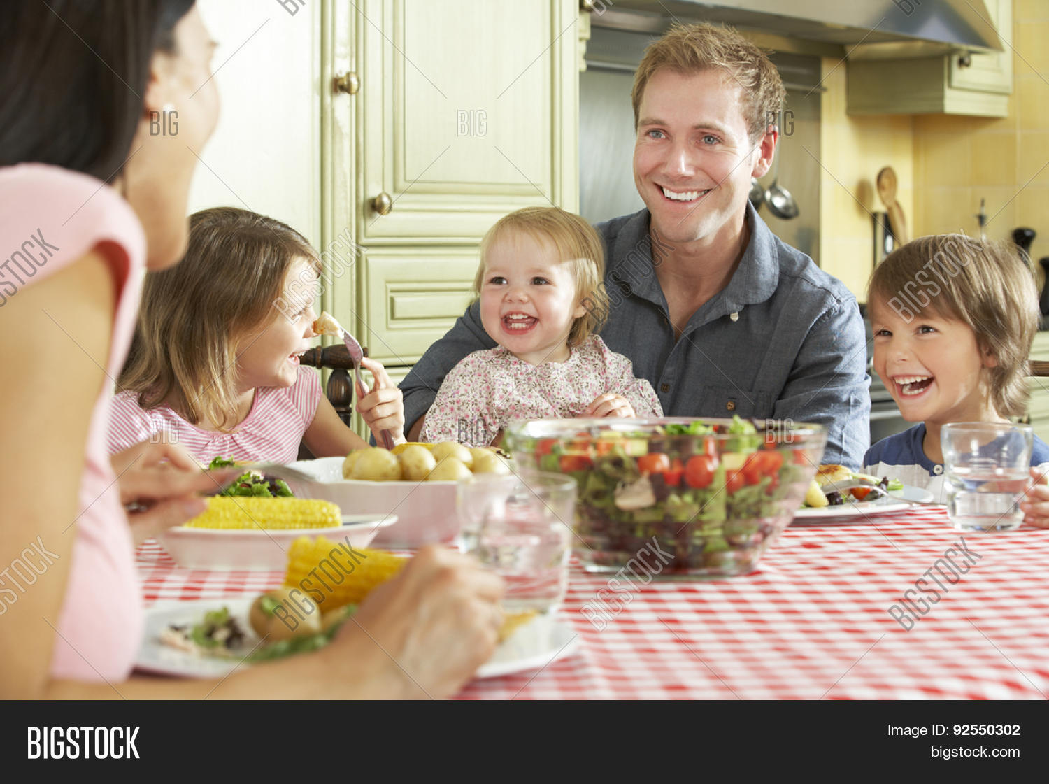 Family Eating Meal Image & Photo (Free Trial) | Bigstock