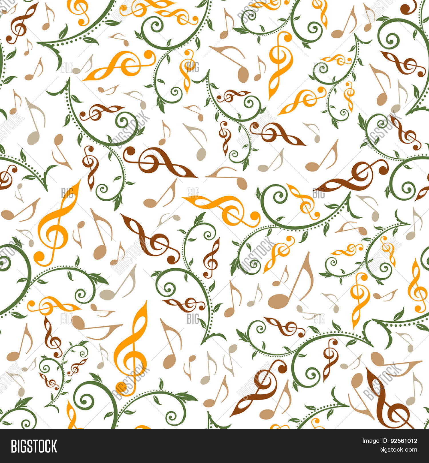 Musical Notes Vector & Photo (Free Trial) | Bigstock