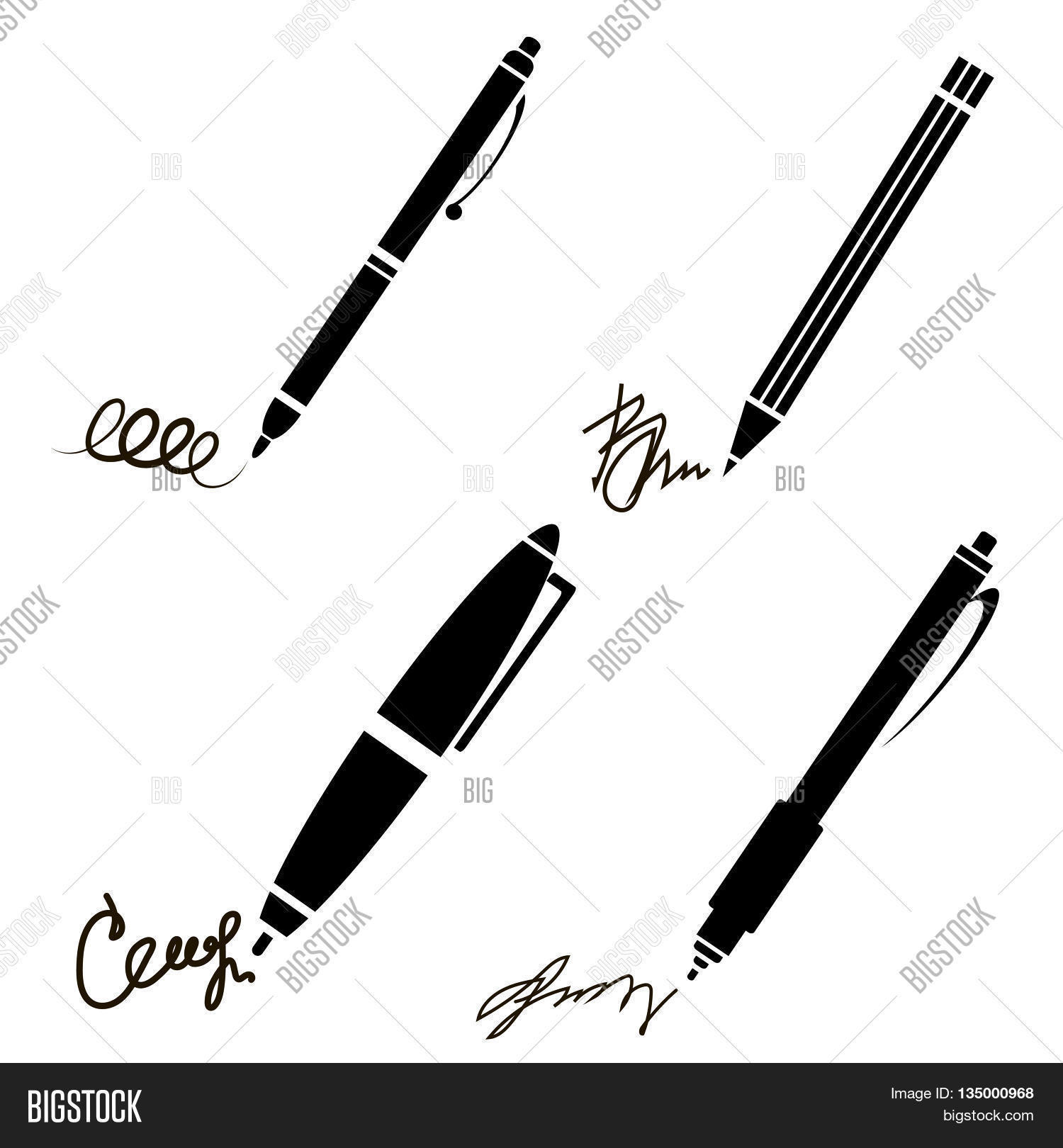 Signature, Pen, Pencil Image & Photo (Free Trial) | Bigstock