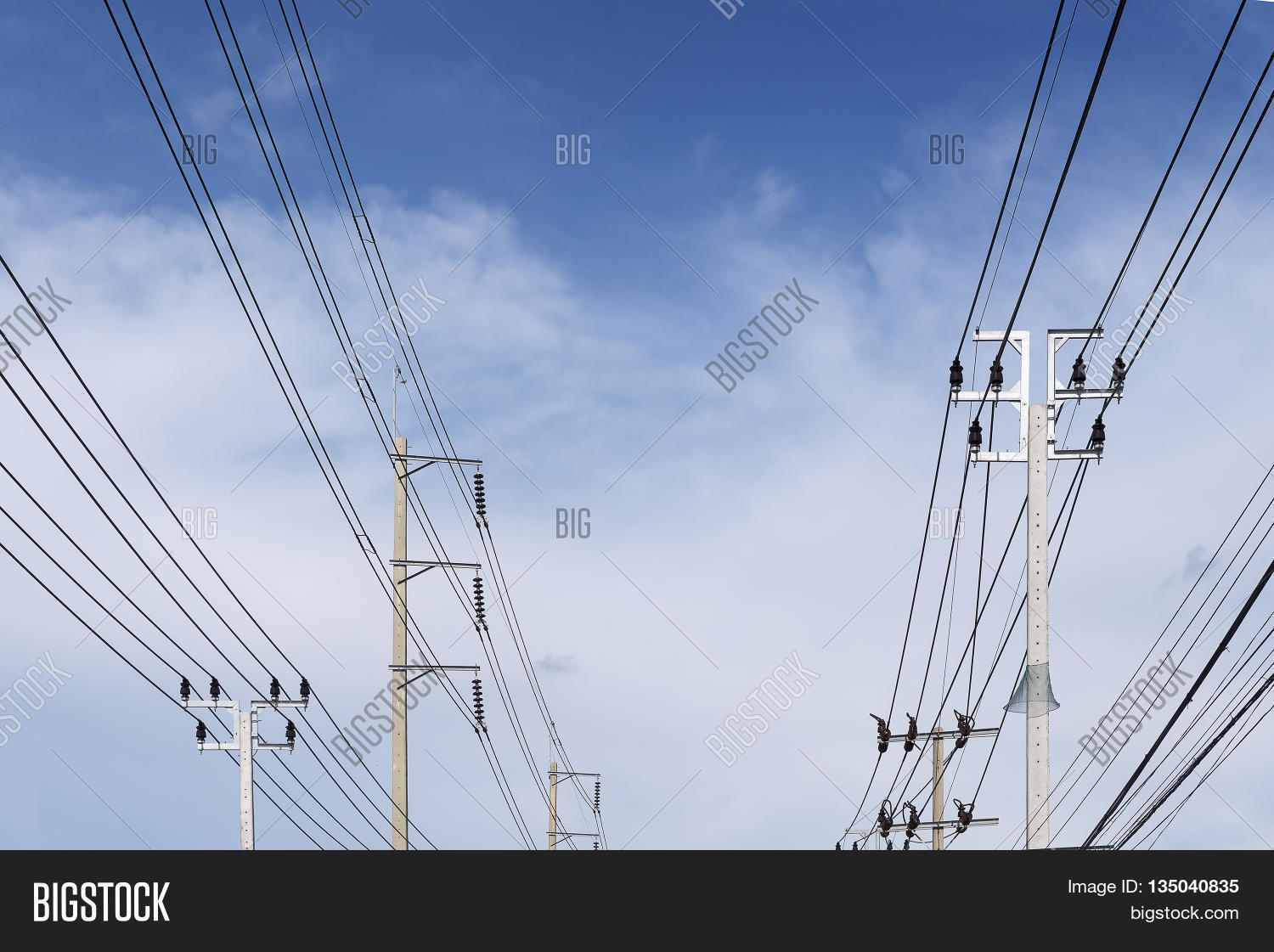 Electricity Pole Image & Photo (Free Trial) | Bigstock