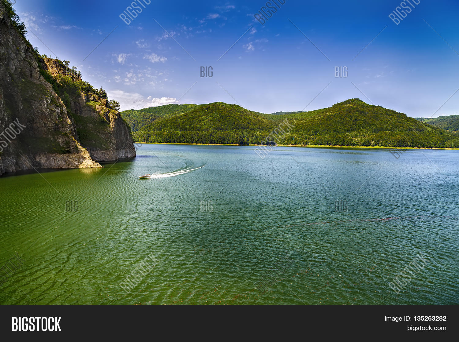 Vidraru Dam On Arges Image & Photo (Free Trial) | Bigstock