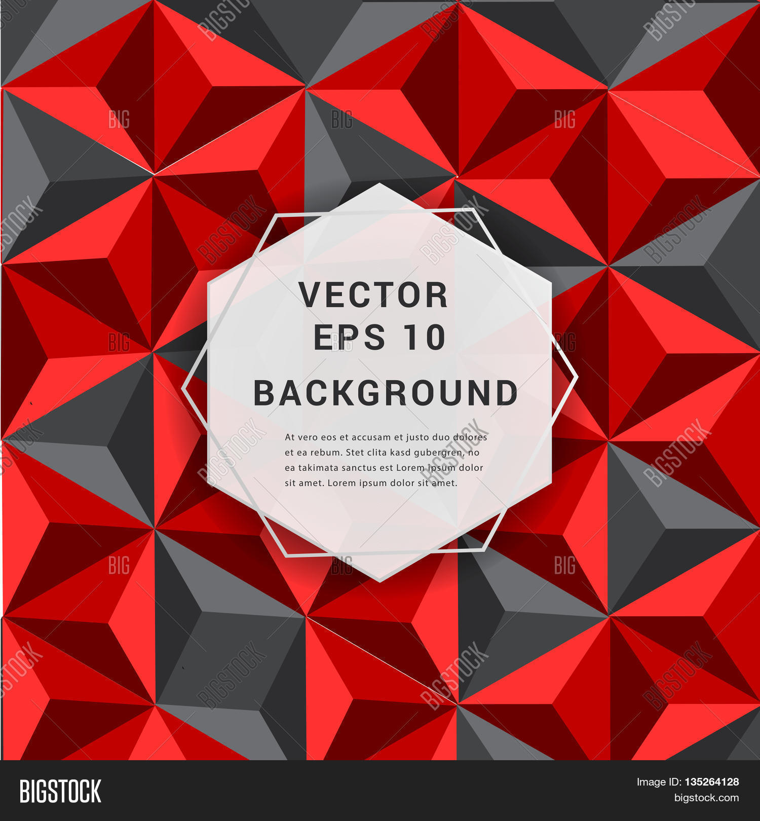 Abstract Red Gray Vector & Photo (Free Trial) | Bigstock