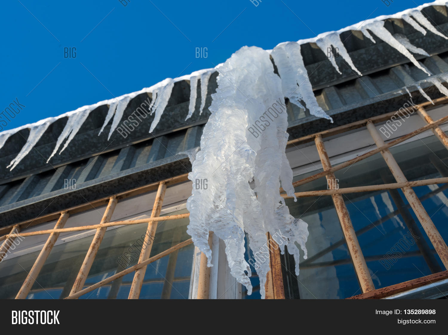 Large Icicles Hanging Image & Photo (Free Trial) | Bigstock
