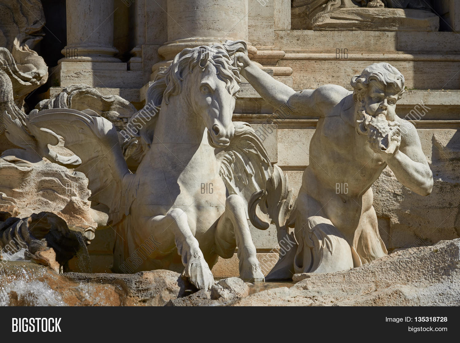 Statue Trevi Fountain Image & Photo (Free Trial) | Bigstock
