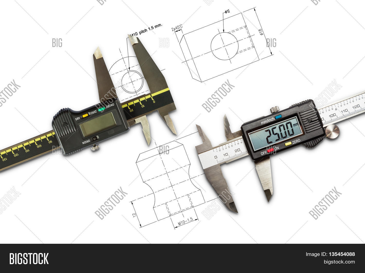 Digital Vernier Image & Photo (Free Trial) | Bigstock