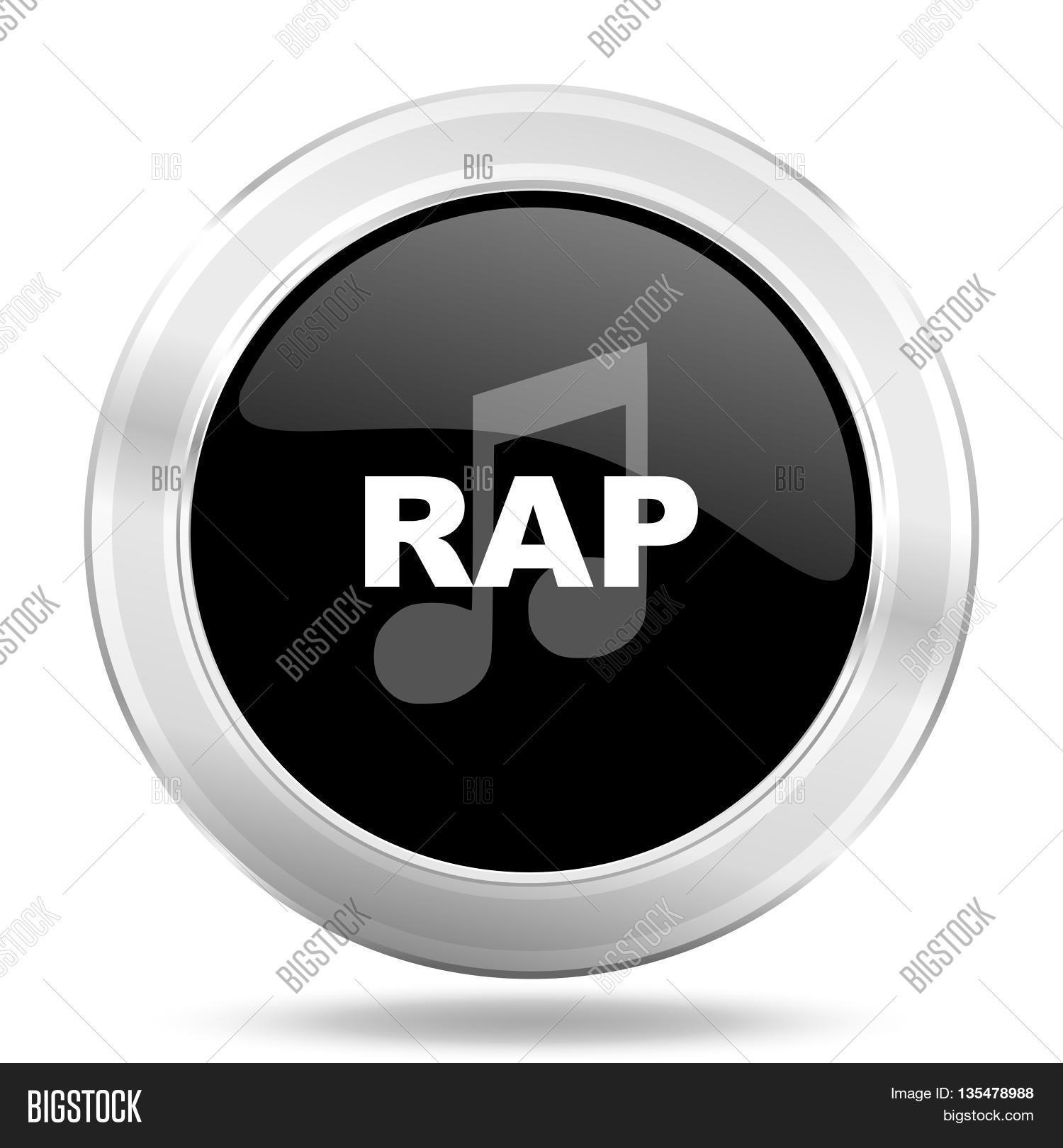 Rap Music Black Icon, Image & Photo (Free Trial) | Bigstock