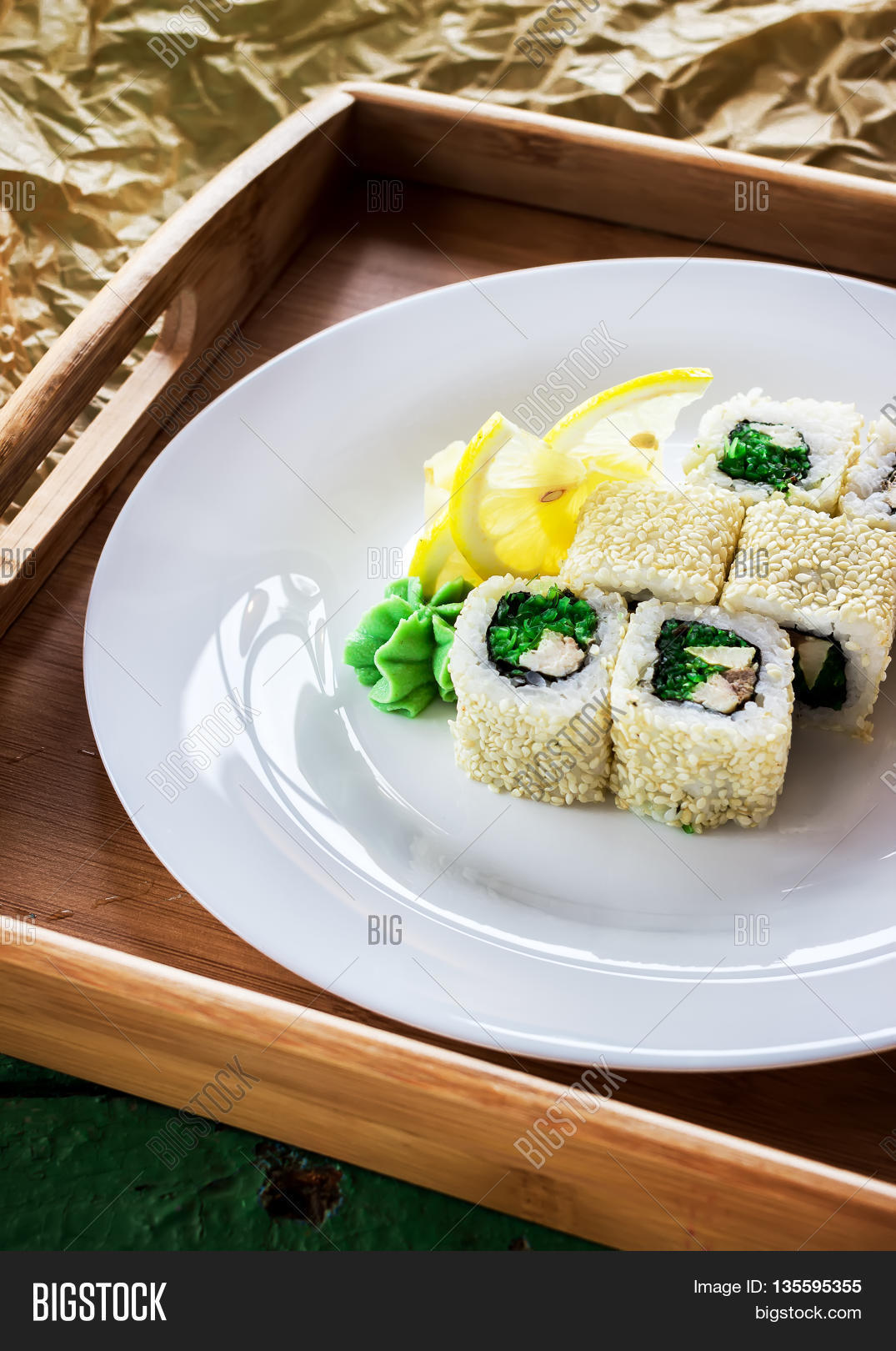 Rolls On White Plate. Image & Photo (Free Trial) | Bigstock